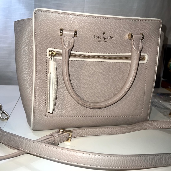 kate spade | Bags | Kate Spade Tan Creme Handbag | Poshmark